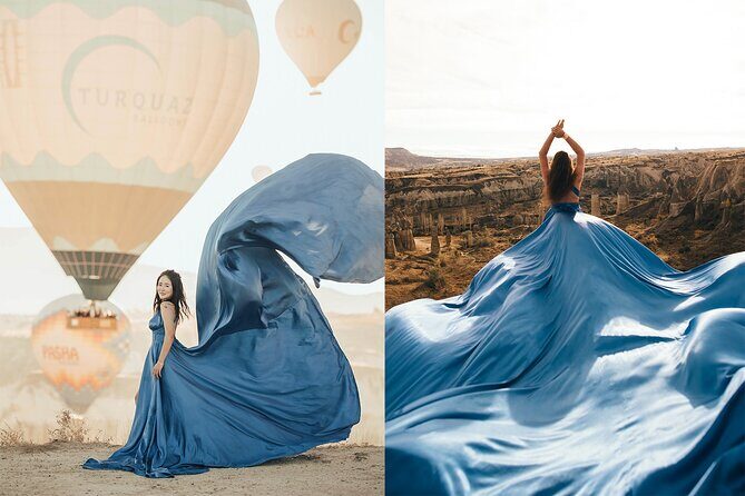 Cappadocia Photoshooting with Flying Dress - How the Photography Works