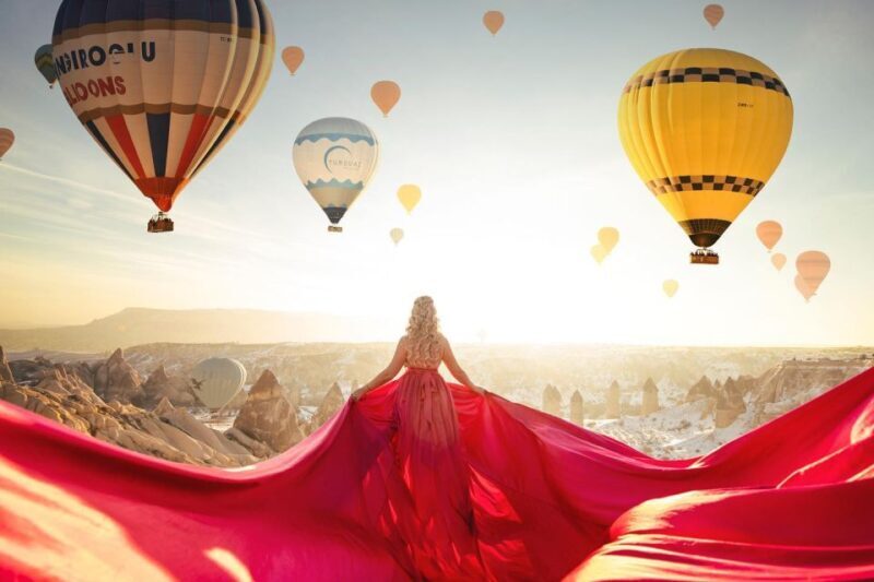 Cappadocia: Private Flying Dress Photoshoot at Sunrise - The Sum Up