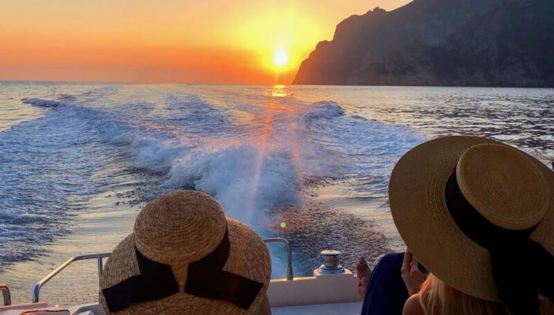 Capri: 2-Hours Sunset Boat Tour, Swimming & Dinner Option - Key Points