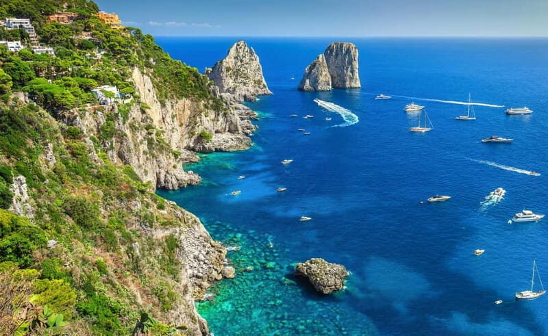 Capri: Boat tour Adventure Cave Swim Beaches & Island Visit - Return Journey: Cruising Back to Positano