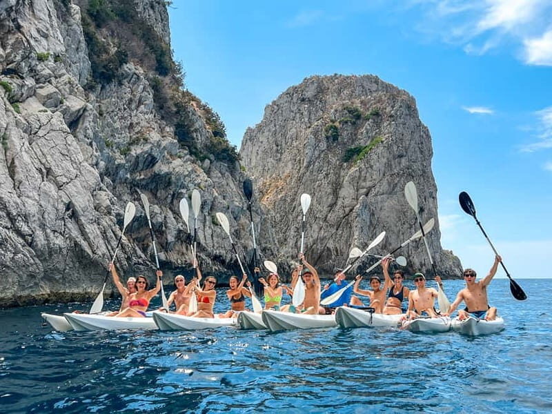 Capri: Caves and Beaches Kayaking Tour with GoPro Photos - Equipment, Guide, and Group Size