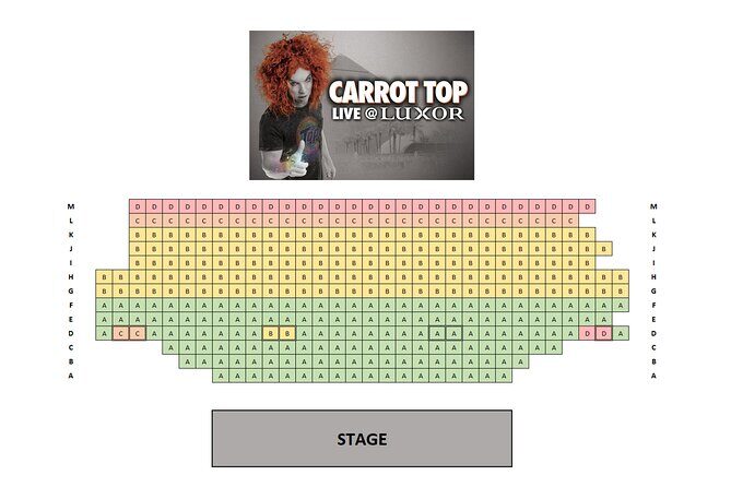 Carrot Top at the Luxor Hotel and Casino - FAQ