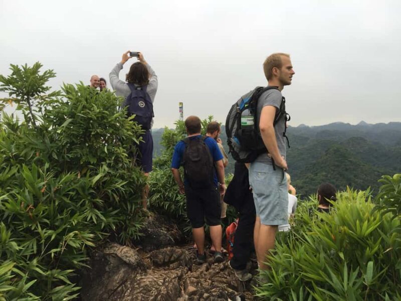 Cat Ba: Halfday Ngu Lam peak-Trung Trang cave, Hospital cave - Key Points