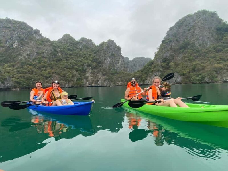 Cat Ba: Lan Ha & Halong bay with kayak, bike, Monkey island - Key Points