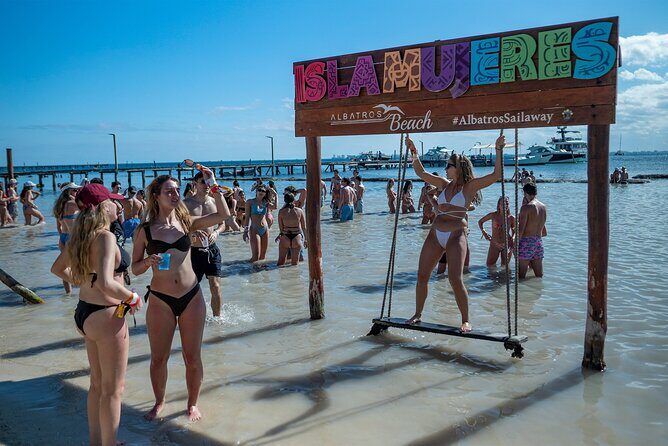 Catamaran Adventure Isla Mujeres with Snorkeling and Beach Club - Key Points