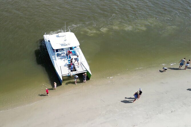 Catamaran Dolphin Cruise in Myrtle Beach with Barrier Island Stop - FAQ