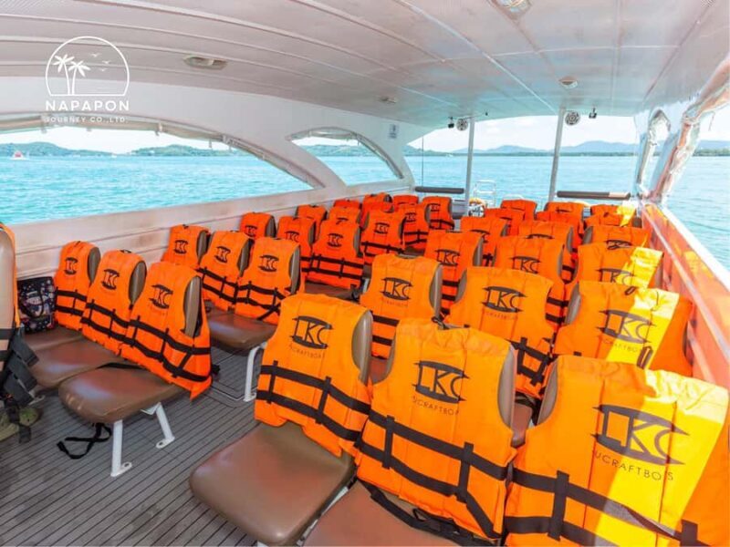 Catamaran from Phuket to Phi Phi, Maya and Khai Island Tour - Pileh Lagoon: Swimming in Emerald Waters