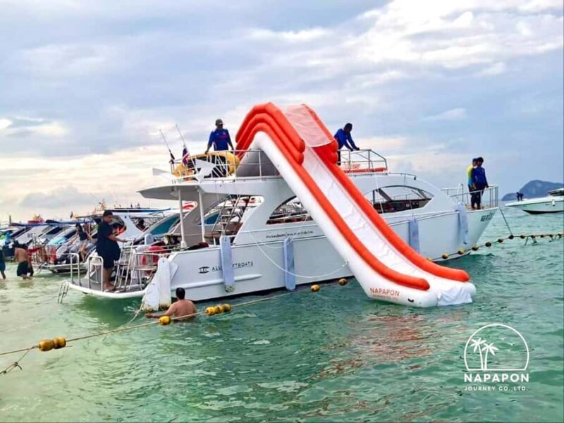 Catamaran from Phuket to Phi Phi, Maya and Khai Island Tour - Snorkeling and Water Activities at Phi Phi Islands