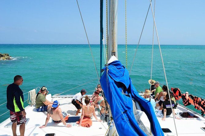Catamaran Sail and Snorkeling Tour with Open Bar in Puerto Morelos - The Sum Up