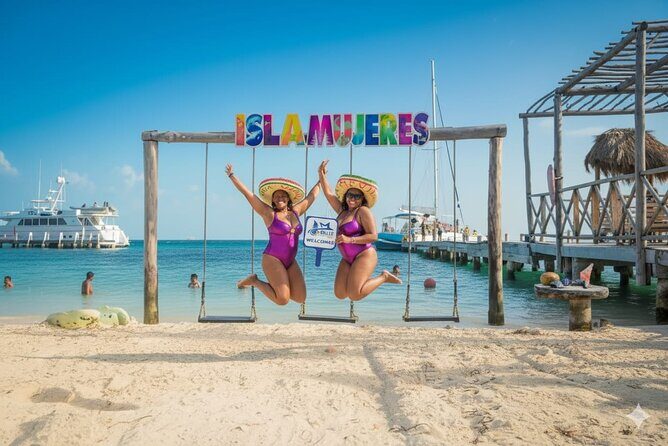 Catamaran to Isla Mujeres, from Puerto Morelos Hotels and Resorts - Lunch and Ice Bar Experience