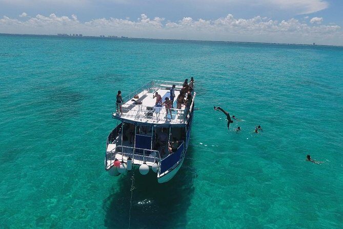 Catamaran Tour to Isla Mujeres all Included - Moving Through Mangroves and the Bay