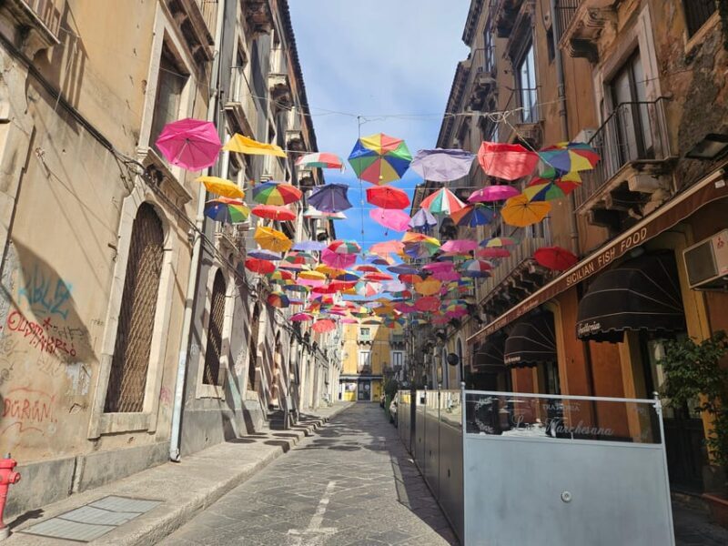 CATANIA MARKET & STREET FOOD departure from Taormina - Key Points