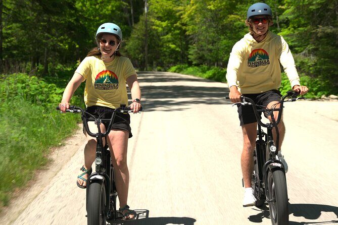 Cave Point E - Bike Tour - Exploring the Cave Point E-Bike Tour: An Authentic Door County Adventure