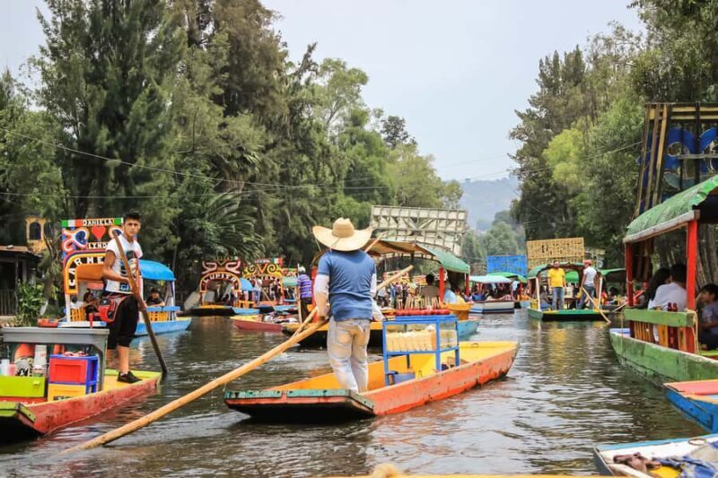 CDMX: Xochimilco, Coyoacan with Frida Kahlo & Optional Lunch - Xochimilco: The Floating Fiesta