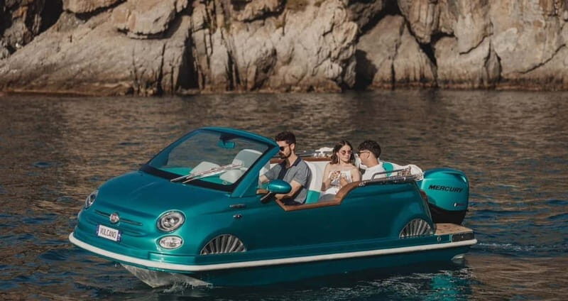 Cefalù in 500 Boat: tour esclusivo con aperitivo a bordo - Key Points