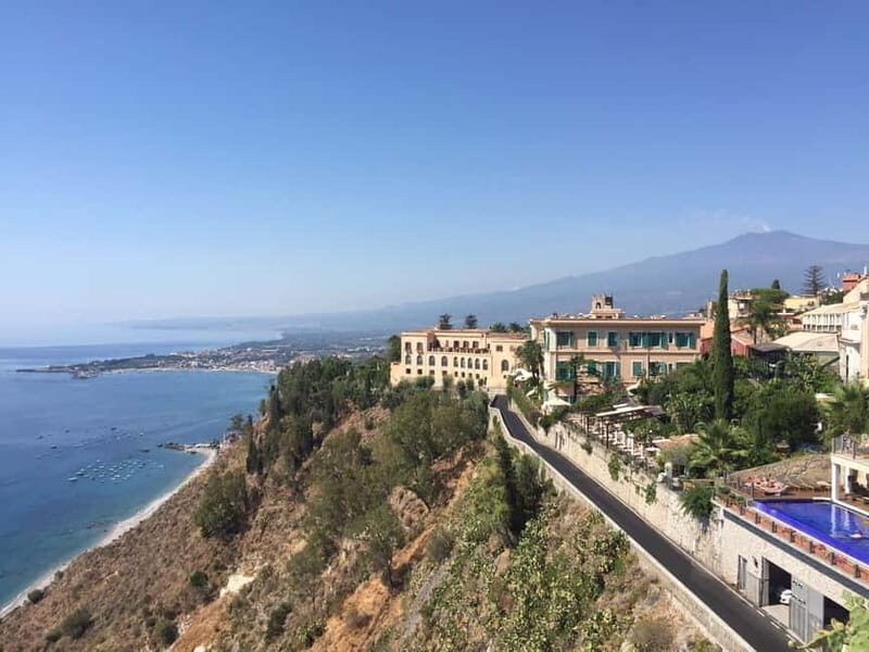 Cefalù: Mount Etna to 1900-Meters and Taormina Tour - Exploring Taormina: An Artistic Hilltop Town