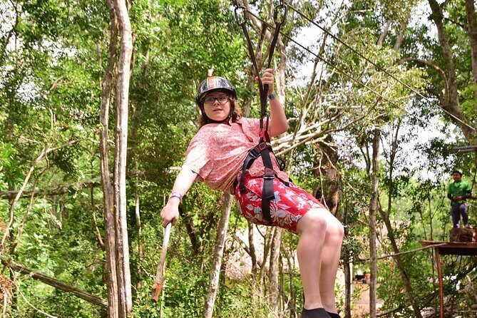 Cenote Adventure in Puerto Morelos with ATV and Zipline - An Unforgettable Day of Adventure and Nature