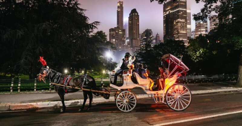 Central Park, Rockefeller & Times Carriage Ride (4 Adults) - FAQ