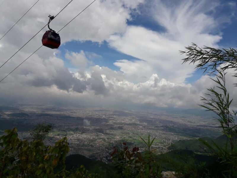 Chandragiri Cable Car: Breathtaking Valley and Everest Views - Enjoying Snacks and Relaxing in the Mountain Air