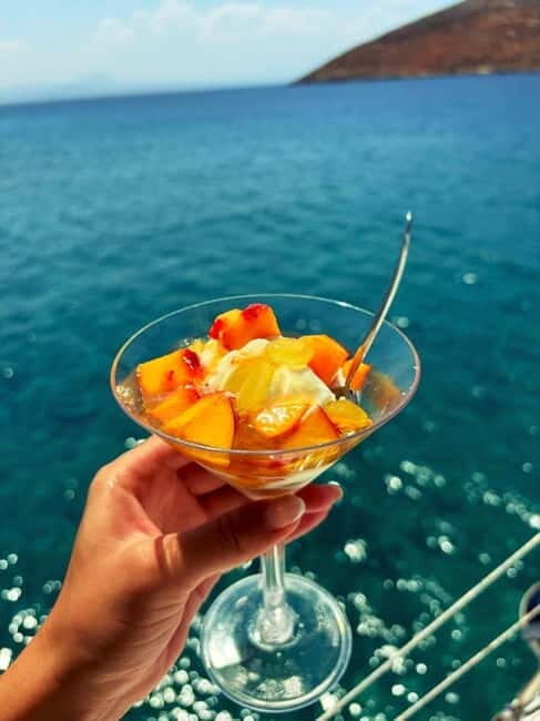 Chania: Day Catamaran Cruise with Lunch from Souda Port - Key Points