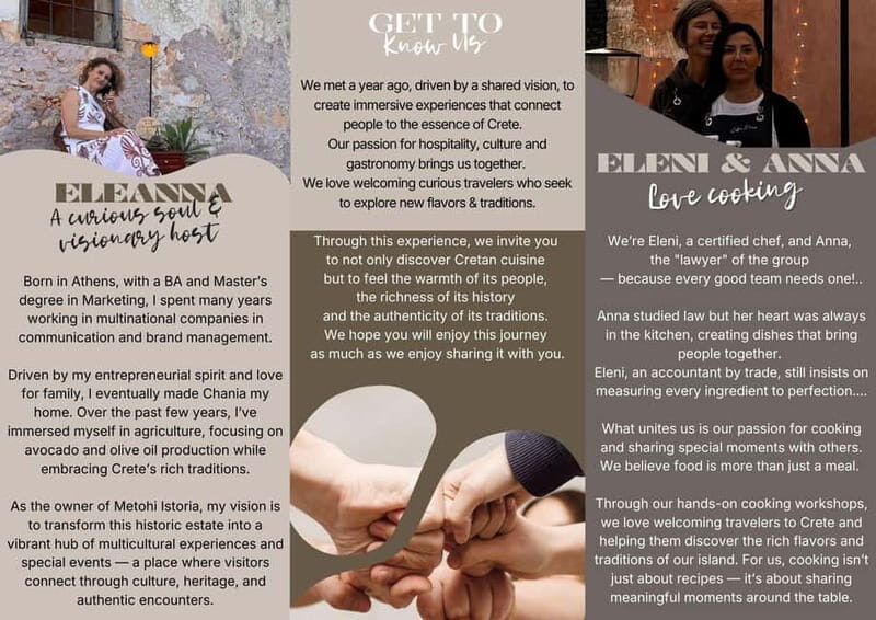 Chania: Olive Oil Tasting & Cooking Class at Metohi Istoria - Exploring the Historic Grounds
