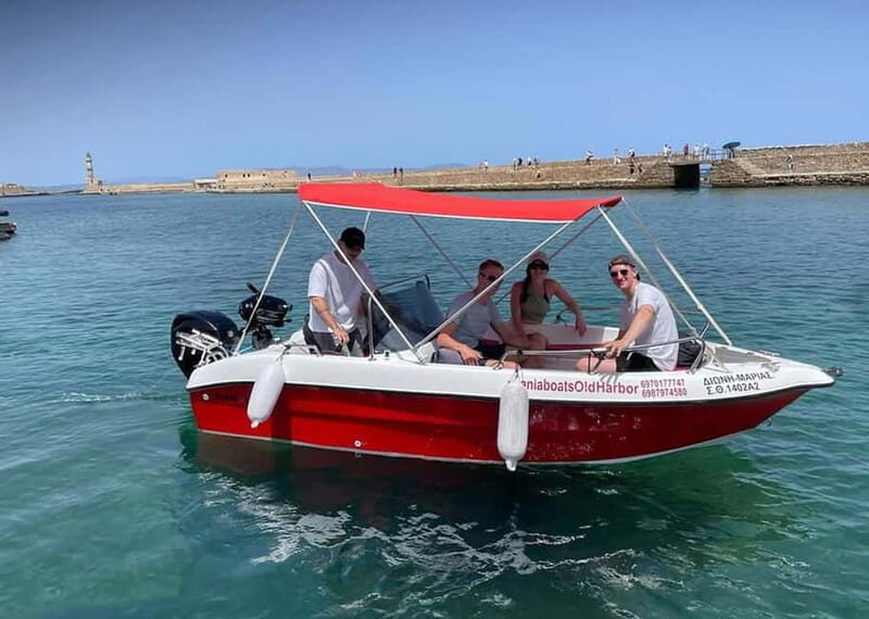 Chania: Self-Drive Boat Rental from Old Port - The Sum Up