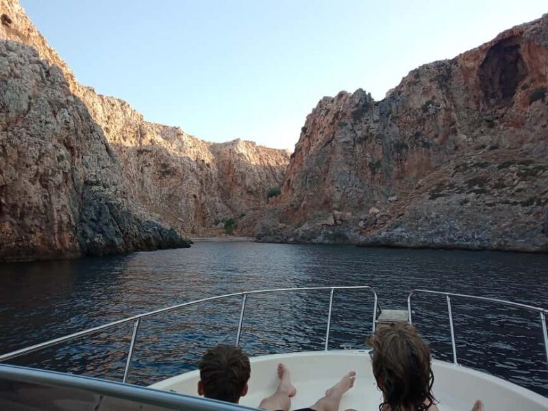 Chania,Kalyves-The Three Cove Boat Trip - Departure and Setting the Scene