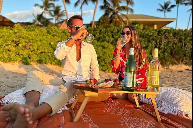 Charcuterie Board and Sunset at Pristine Beach with Photos - FAQs