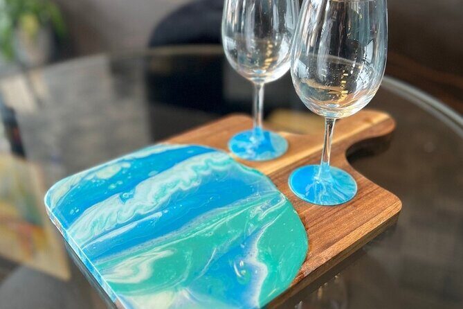 Charcuterie Board and Wine Glasses - An In-Depth Look at the Houston Painting Class Experience