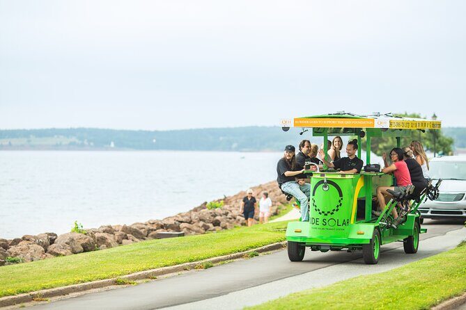 Charlottetown waterfront SOLAR PartyBike food & drink experience! - A Fun Start at Founders Food Hall