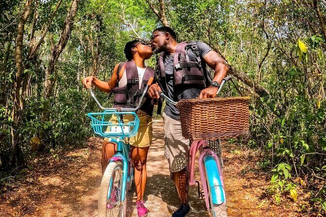 Chemuyil Cenotes; Swim and Bike Adventure - An Introduction to the Chemuyil Cenotes Bike Adventure