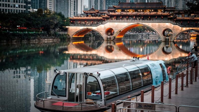 Chengdu Night Tour Jinjiang Ferry Ticket - The Value of a Short Evening Cruise