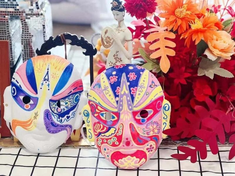 Chengdu Sichuan Opera Mask DIY Making Course - The Experience in Detail