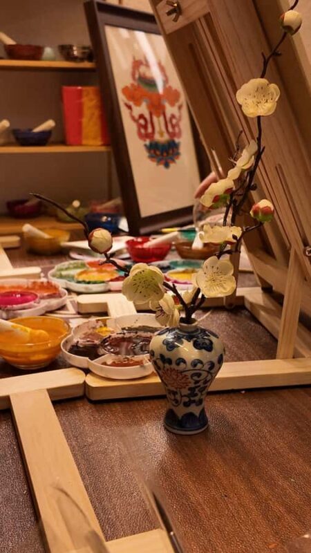 Chengdu: Thangka Painting Workshop with Coffee or Tea - Key Points