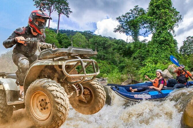 Chiang Mai 4 in 1 : 2 days - 1 Nights. Elephants Camp + Adventure - Authentic Thai Cuisine and Scenic Views