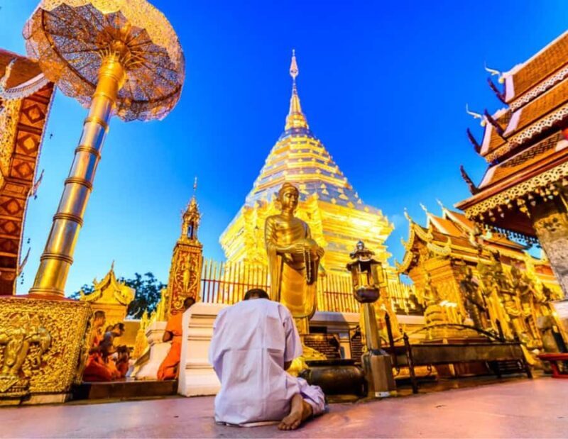 Chiang Mai: Doi Suthep 3 temples & Nature Café Guided Tour - Key Points