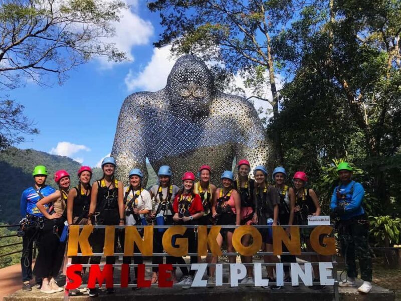 Chiang Mai: Kingkong Smile Zipline with Lunch and Transfers - Safety and Guides: Making the Experience Seamless