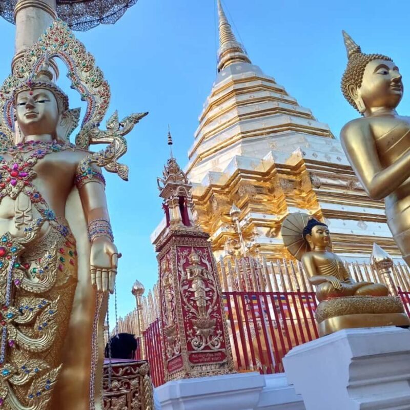 Chiang Mai: Wat Umong, Wat Pha Lat And Wat Doi Suthep Tour - Wat Pha Lat: A Jungle Sanctuary
