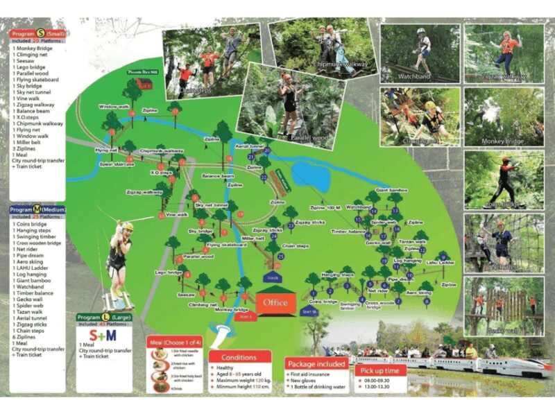 Chiang Mai: Zipline adventure with lunch & city hotel pickup - Animal and Land Activities