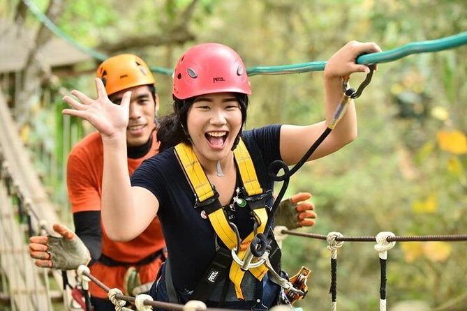 Chiang Mai Zipline White Water Rafting and Elephant Sanctuary - Transport, Group Size, and Duration