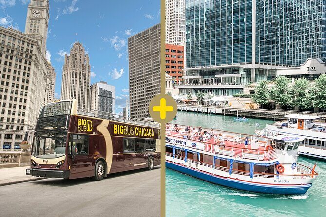 Chicago River Architecture Tour and Big Bus Hop-on Hop-off Tour - Meet at Chicago Riverwalk