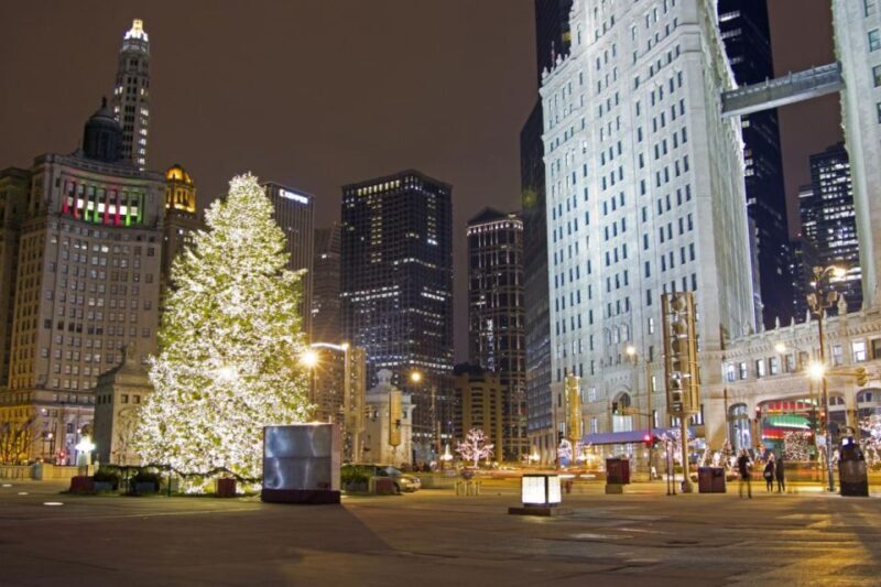 Chicagos Festive Lights: A Magical Christmas Journey - Starting Point: American Girl Place Chicago