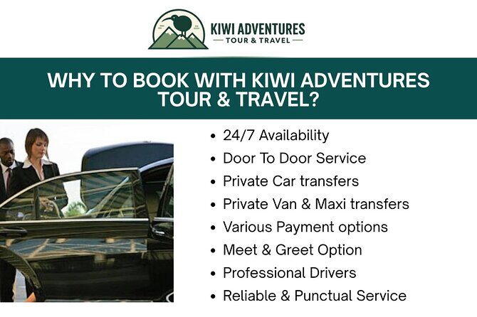 Christchurch INTL Airport Van Transfer to City Minimum 4 persons - What to Expect from the Christchurch Airport Van Transfer