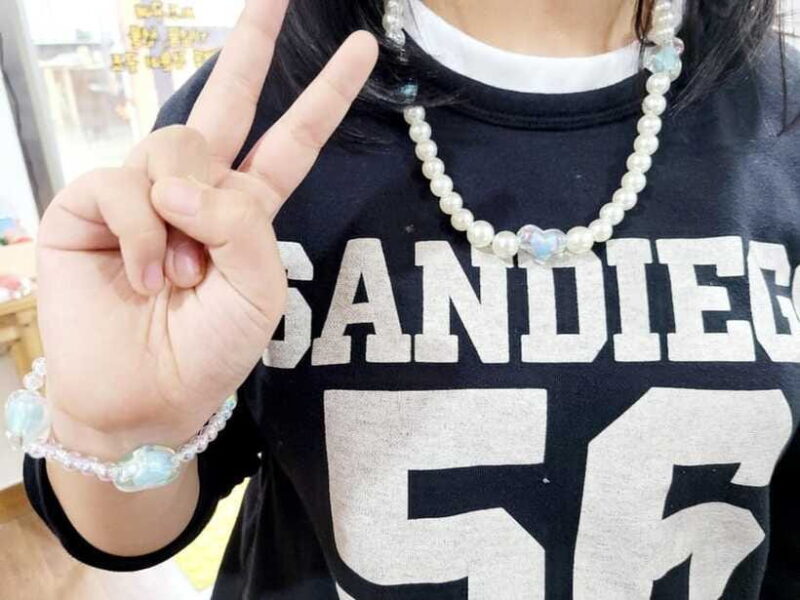 Chuncheon, South Korea: Beads craft experience - Exploring the Literary and Artifacts Section