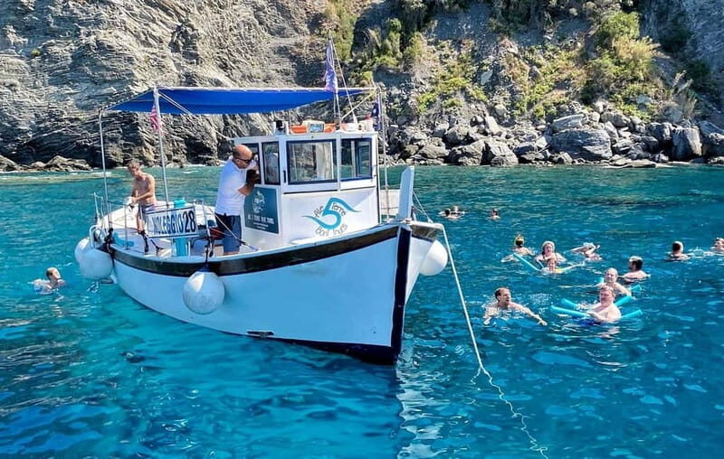 Cinque Terre boat tour with a traditional ligurian gozzo - Key Points
