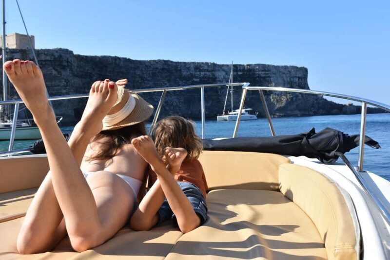 Cirkewwa/Mgarr: Blue and Crystal Lagoon Private Boat Charter - The Sum Up