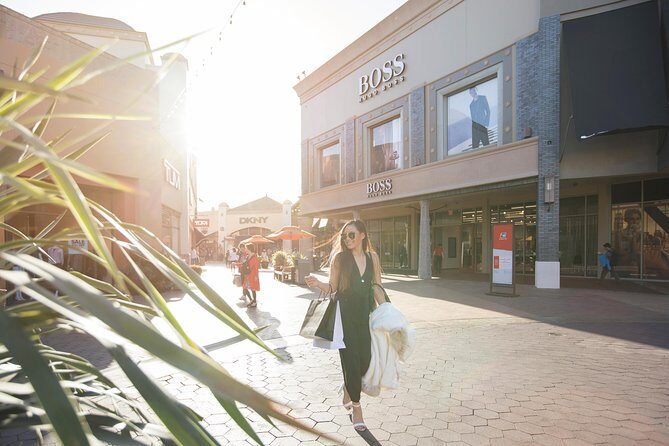 Citadel Outlets Transfer from Anaheim with VIP Lounge, storage & LAX Drop-Off - Key Points