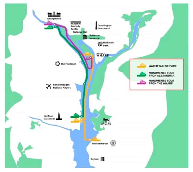 City Cruises Washington:1 or 2-Day Unlimited Water Taxi Pass - FAQ