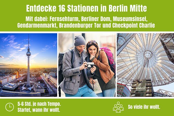 City game scavenger hunt Berlin Mitte - independent city tour I discovery tour - The Sum Up