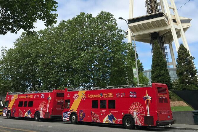 City Sightseeing Seattle HOHO Bus and Locks or Harbour Cruise - The Walking Tour and Visual Aids
